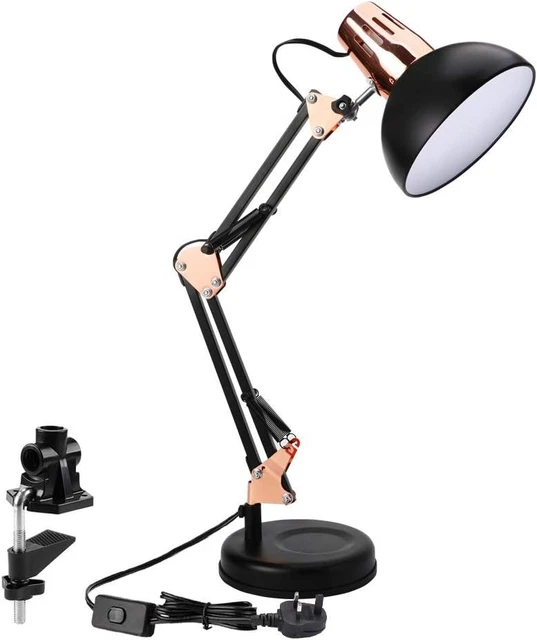 POWERKING SWING ARM LED Desk Lamp, Adjustable Architect Task Lamp ...