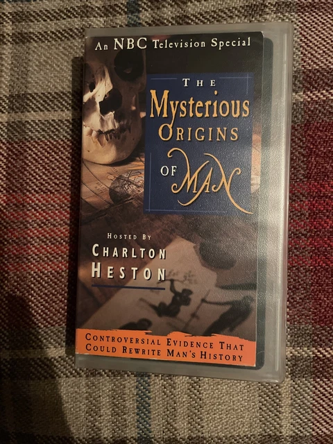 THE MYSTERIOUS ORIGINS Of Man Vhs Video Carton Charlton Heston £20.00 ...