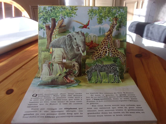 ANCIEN LIVRE POP UP --- ZOO Jo Zagula EUR 15,00 - PicClick FR