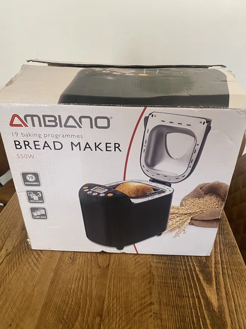 AMBIANO 550W BREAD Maker Home Baking 19 Programmes 22613 LOOK!!!!!!! £ ...