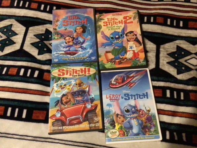 DISNEY LILO & Stitch: Complete Collection - 4 DVD Lot - 1 2 3 4 Leroy ...