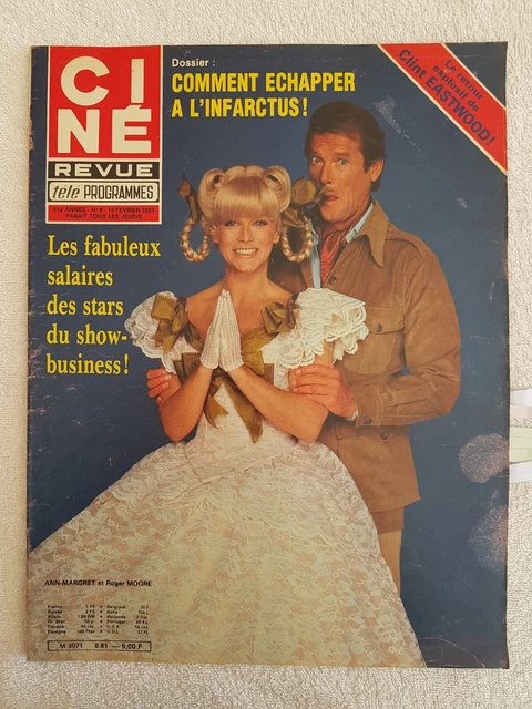 CINE REVUE N°8 1981 Ann-Margret R.moore Collaro R.mitchum Galabru Mj Nat Lanoux EUR 4,00 ...