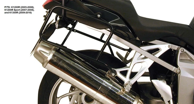 BMW K1200R/R SPORT / K1300R Pannier Frames - Black BY HEPCO & BECKER ...