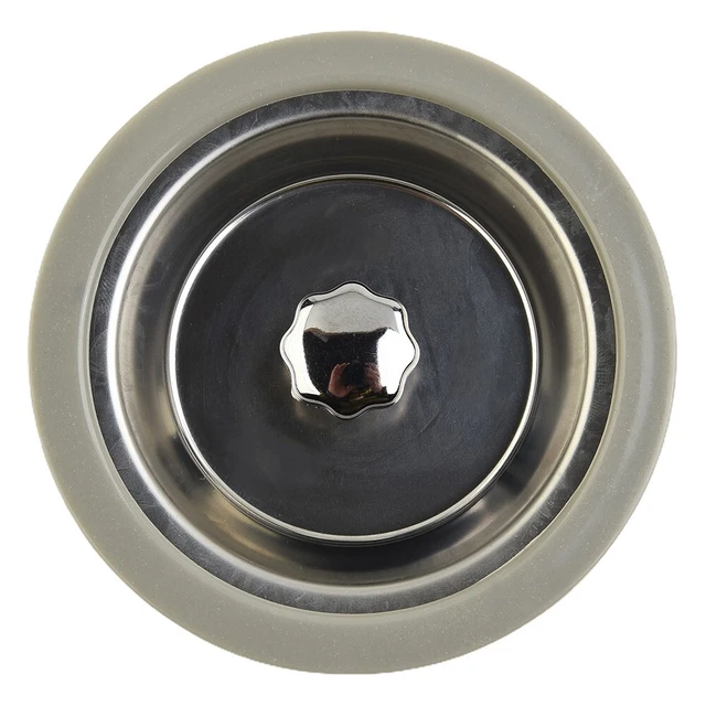 SINK PLUG DRAIN Stopper 82mm Diameter Bathroom For Kitchen Sinks ...