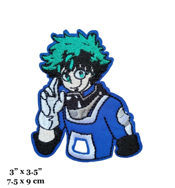 MY HERO ACADEMIA MHA Izuku Midoriya Deku Embroidered Iron On Patch $6. ...