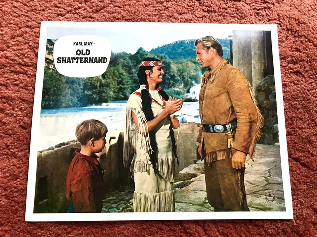 OLD SHATTERHAND AUSHANGFOTO EA, Winnetou, Karl May, Lex Barker, Pierre ...