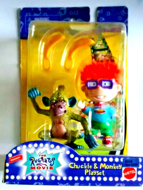 MATTEL NICKELODEON RUGRATS In Original Box ** Chuckie & Monkey ...