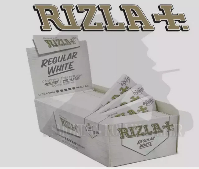 CARTINE RIZLA BIANCHE Corte Regular + Filtri Rizla Slim 6mm EUR 45,00 ...