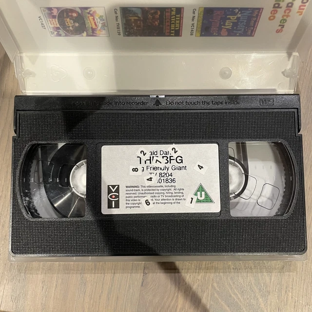 ROALD DAHL'S THE BFG - Big Friendly Giant VHS Tape 1990 EUR 11,74 ...