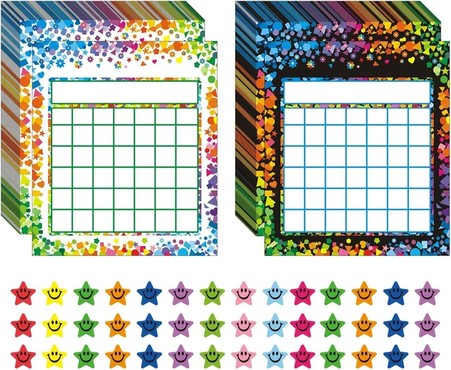 80 PACK INCENTIVE Reward Chart for Classroom Home Behavior for Kids ...