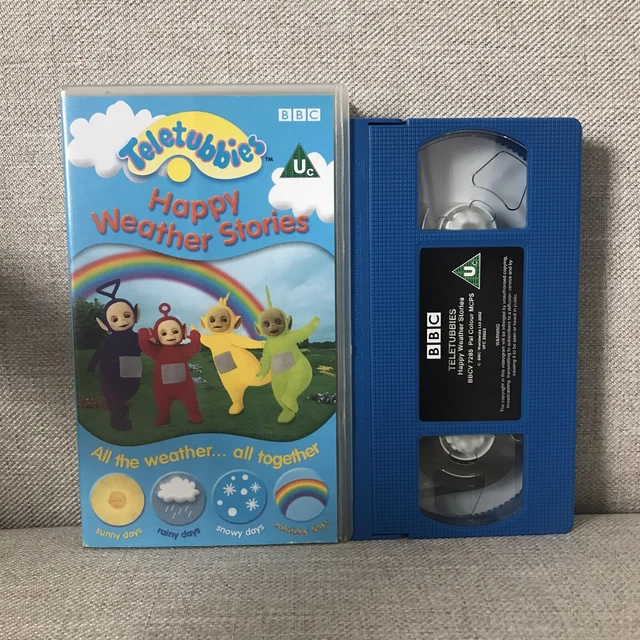 TELETUBBIES HAPPY WEATHER Stories - Bbc Vhs Video - Vintage Childrens £ ...