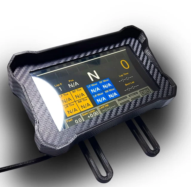 TABLEAU DE BORD Simracing 5 "écran tactile USB PC panneau de tableau de ...