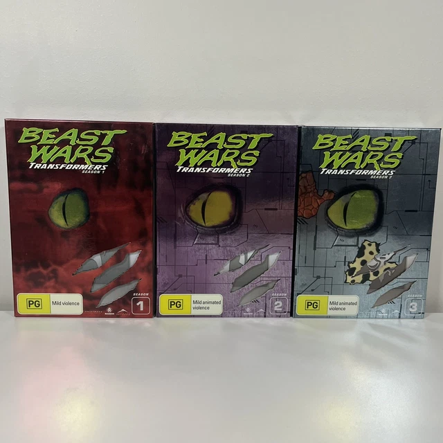 BEAST WARS DVD Transformers Complete Series Collection Season 1-2-3 ...