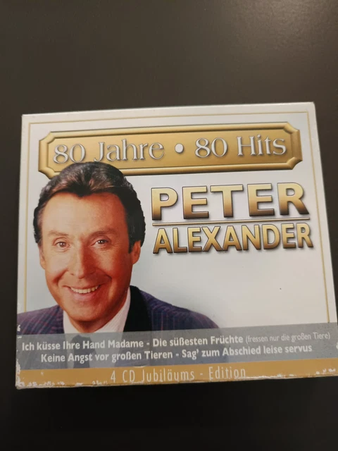 4-CD-JUBILÄUMS-EDITION PETER ALEXANDER 80 Jahre - 80 Hits Das Beste auf 4 CDs EUR 2,00 - PicClick DE