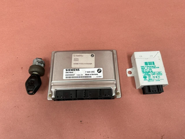 BMW E39 528I M52 Moteur Ordinateur 2.8L Dme Ews Avec Clé Auto OEM 133K Miles EUR 277,44 ...