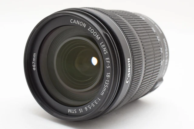 CANON EF-S 18-135MM f/3.5-5.6 IS STM Telephoto Lens AF From JAPAN ...
