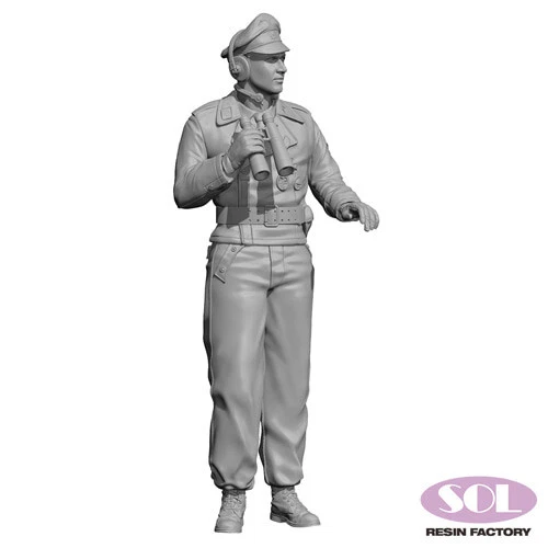 SOL RESIN FACTORY MM607, German Tiger Tank Commander (3D printed ), 1/ ...