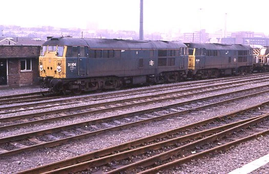 ORIGINAL COLOUR SLIDE of 31106 BR class 31 diesel loco £2.25 - PicClick UK