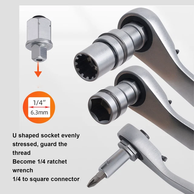 PASS THROUGH RATCHET And Socket Set 10-24mm 12 Point Pass Through ...