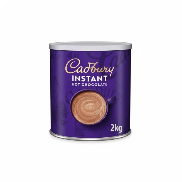 CADBURY INSTANT HOT Chocolate 2kg Large Tub -Bulk Catering Size Hot ...