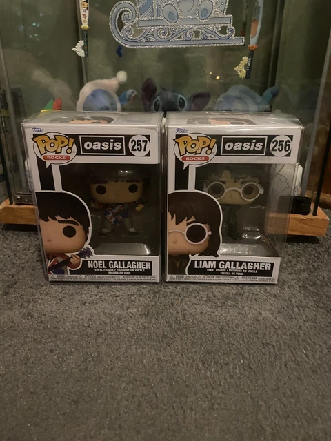 FUNKO POP! ROCKS Liam & Noel Gallagher (Oasis) #256 & 257 (Crease On ...