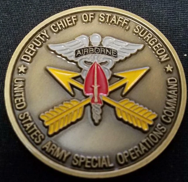 RARE AUTHENTIC US Army Special Operations Command USASOC Deputy Chief ...