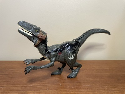 JURASSIC WORLD DINO Hybrid ALPHA Blue Velociraptor Dinosaur Figure Toy ...