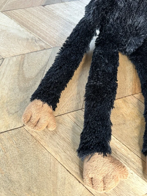 RAVENSDEN BLACK APE Monkey Stuffed Plush Toy Animal Chimp soft 18” long ...