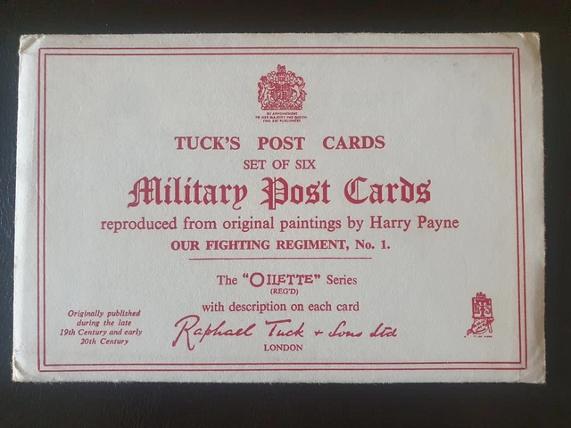 TUCKS MILITARY POSTCARD Set Of 6 Army Memorabilia Collectables £4.00 ...