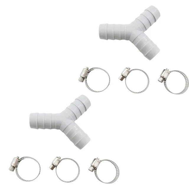 Y SHAPED WASHING Machine Drain Hose Extension Pipe For Double Device ...