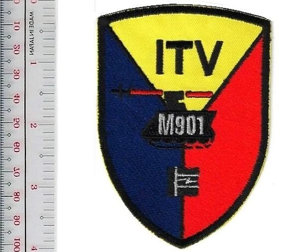 US ARMY ANTI-TANK Missile Carrier ITV M-901 M220 TOW Launcher Patch vel ...