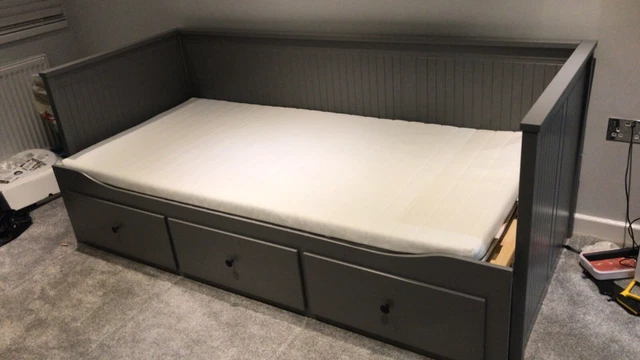 IKEA HEMNES DAY Bed Grey £250.31 - PicClick UK