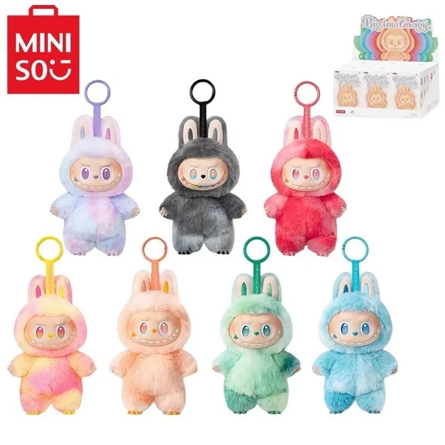 MINISO LABUBU MONSTER Doll Blind Box | V1 V3 Plush Teddy Surprise Toy ...