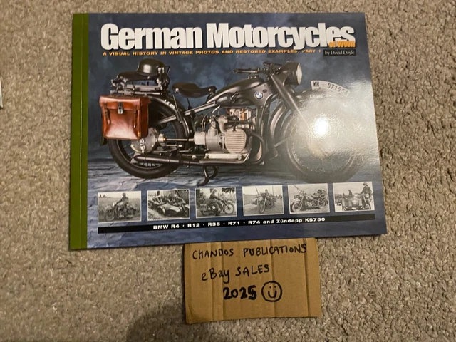 GERMAN MOTORCYCLES OF WWII: A Visual History - David Doyle - SUPERB ...