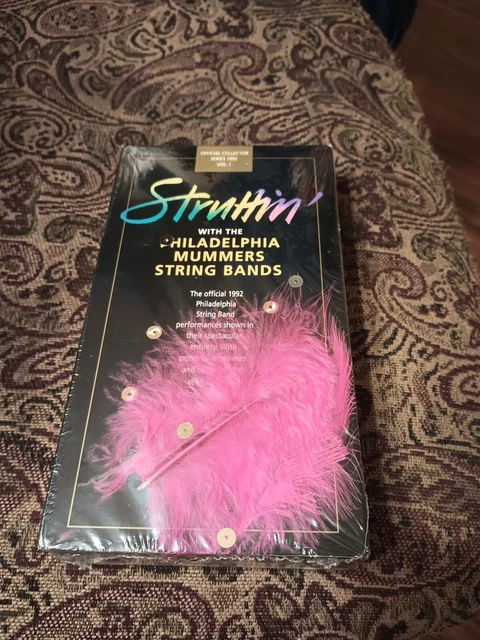 SEALED VHS WITH Feather 1992 Struttin' Philadelphia Mummers String Band ...