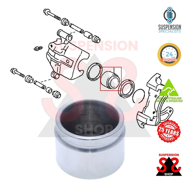 FRONT AXLE PISTON, Brake Caliper Suit TOYOTA Regius Ace 2.5 D-4D (KDH200) $42.88 - PicClick AU