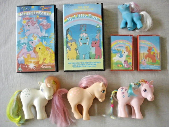 VINTAGE 1980'S G1 My Little Pony Bundle VHS Cassette Tape 80's Retro (8 ...