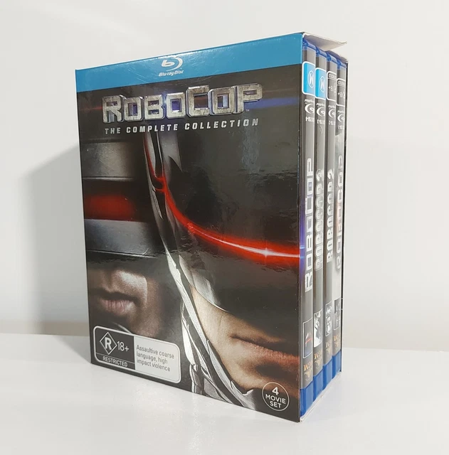 ROBOCOP COMPLETE COLLECTION Blu-ray Region B (1 2 3 + 2014) 4 Movie Set ...