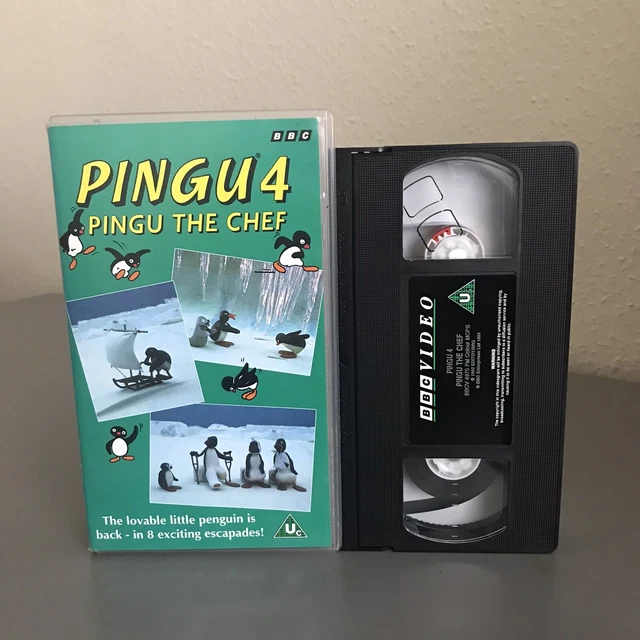 PINGU 4 - Bbc Vhs Video - Pingu The Chef - Childrens / Kids EUR 11,30 ...