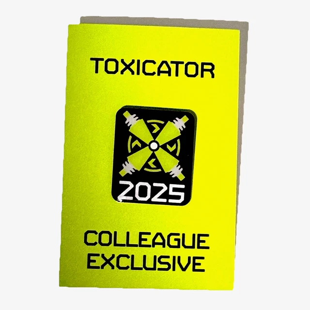 ALTON TOWERS RESORT - Toxicator 2025 Staff Pin Badge £11.12 - PicClick UK