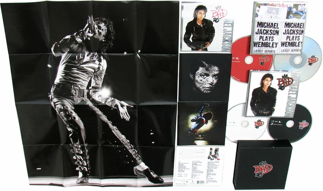 MICHAEL JACKSON COFFRET BAD 25th Box Set 3 CD + 1 DVD Tour Deluxe Edition 2012 EUR 29,99 ...