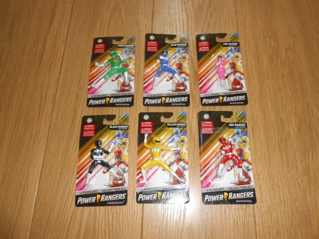 HASBRO MIGHTY MORPHIN Power Rangers Mini Figure Complete Set OF 6 £12. ...