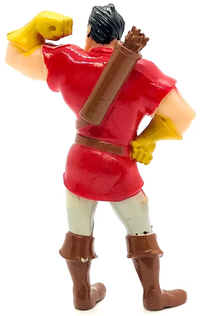 GASTON DISNEY VILLAIN BEAUTY AND THE BEAST PVC TOY Playset Figure 3 ...
