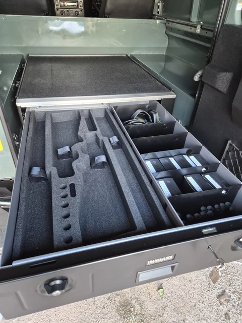 LAND ROVER DEFENDER 90 Gun Safe / Store Drawer £1,000.00 - PicClick UK