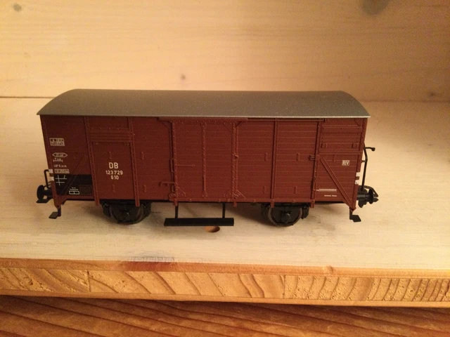MODELLEISENBAHN H0 GEDECKTER Güterwagen DB 123729 von Roco EUR 15,00 - PicClick DE