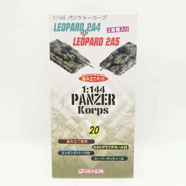 PANZER CORPS 20/1/144 Leopard 2A4 & Leopard 2A5 / / Plastic el / 14499 ...