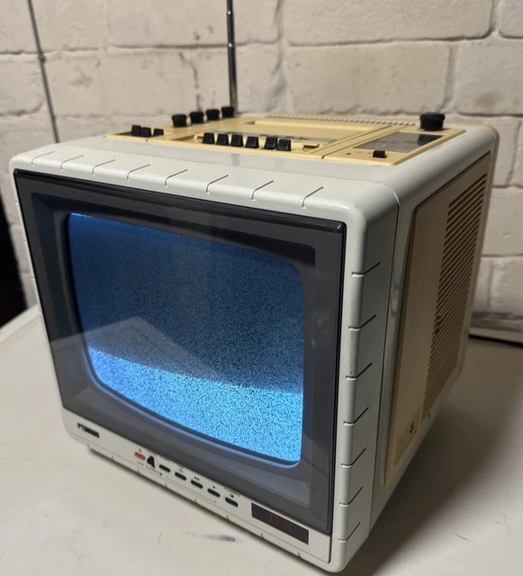 PYE TUBE CUBE Multi TV set Television Radio Cassette Player ~ 1980s ...