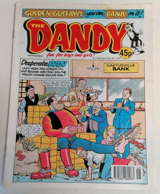 COMIC - VINTAGE British Comic The Dandy Fun For Boys & Girls No. #2920 ...