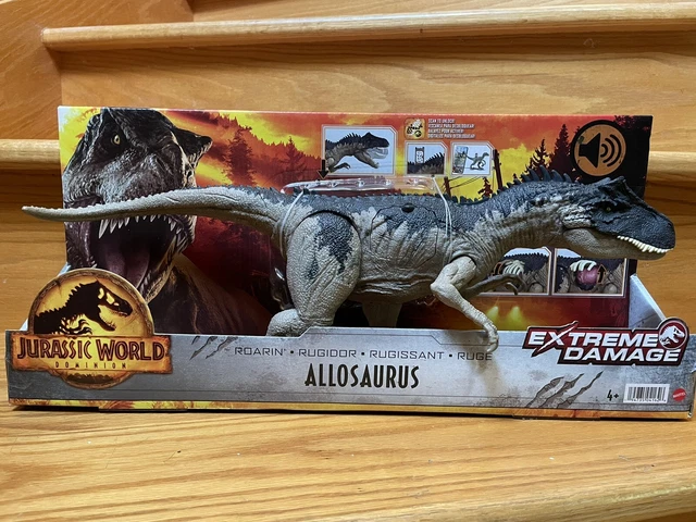 JURASSIC WORLD DOMINION Allosaurus Movie Dinosaur Extreme Damage Roarin ... JURASSIC WORLD DOMINION Allosaurus Movie Dinosaur Extreme Damage Roarin ...