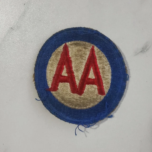 WWII US ARMY AA Anti Aircraft Battery Command Patch Lots of wear $14.00 ...